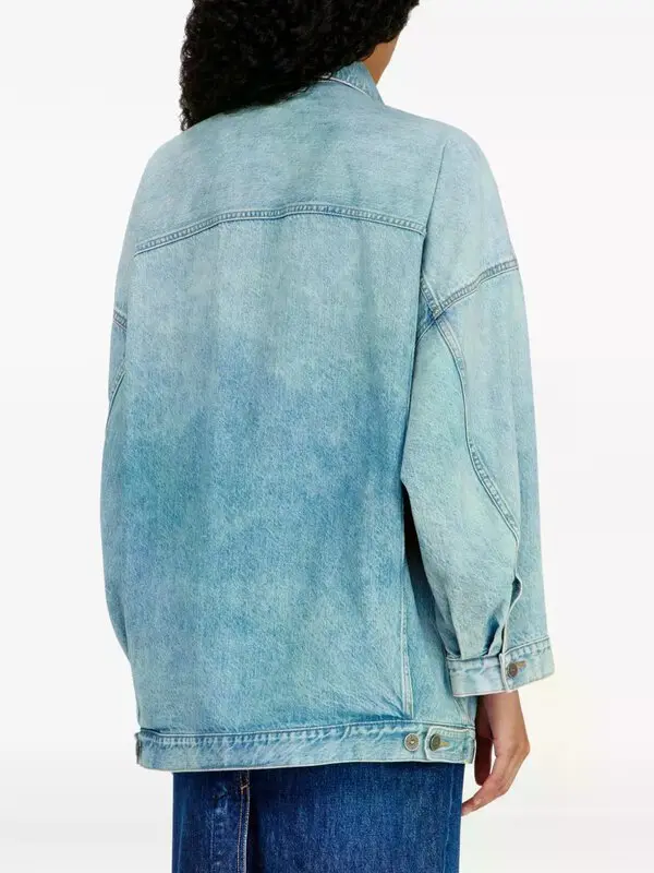 DIESEL® Bartack-stitch Denim Jacket