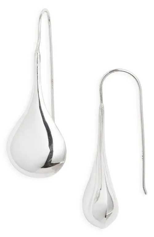 CHILD OF WILD Moon Drop Sterling Earrings - Silver