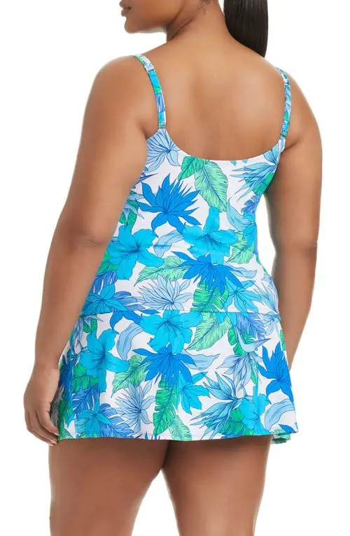 BLEU BY ROD BEATTIE Scoop Neck Tankini Top With Hardware Detail - Cool