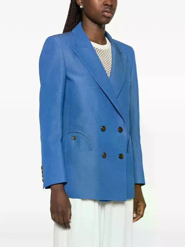 BLAZÉ MILANO Double-breasted Peak Lapel Blazer