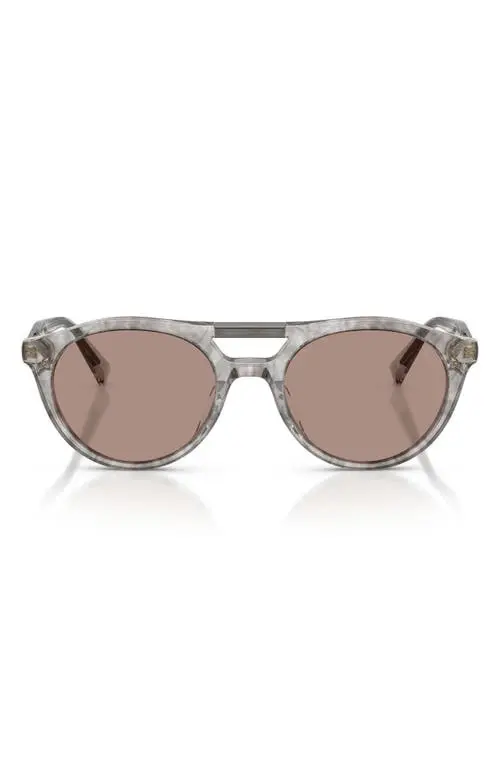 Brunello Cucinelli Oval Sunglasses - Beige