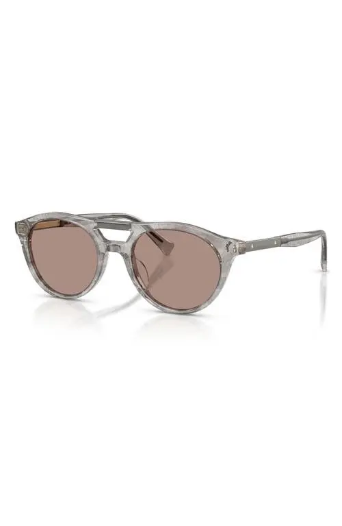 Brunello Cucinelli Oval Sunglasses - Beige