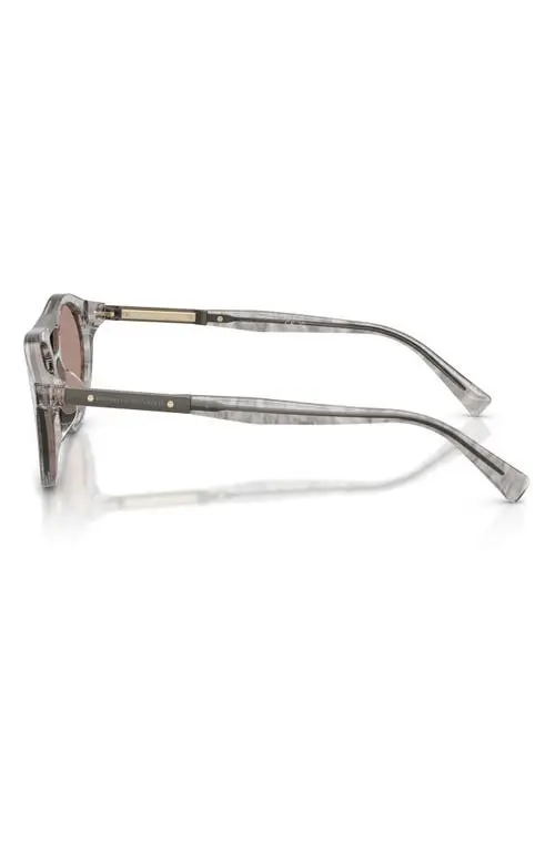 Brunello Cucinelli Oval Sunglasses - Beige