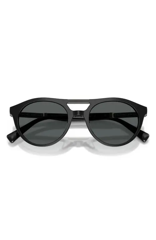 Brunello Cucinelli Oval Sunglasses - Black