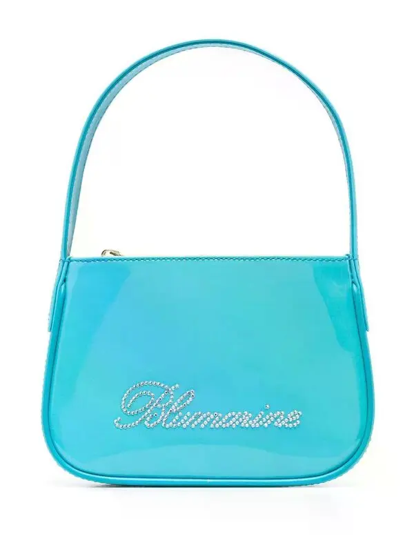Blumarine Rhinestone Embellished Mini Bag - Blue