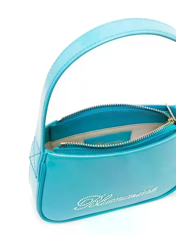Blumarine Rhinestone Embellished Mini Bag - Blue