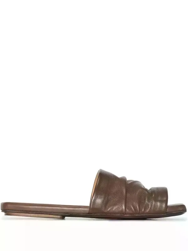 Marsèll Tavola Ruched Flat Sandals