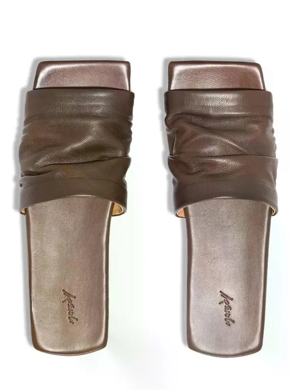 Marsèll Tavola Ruched Flat Sandals