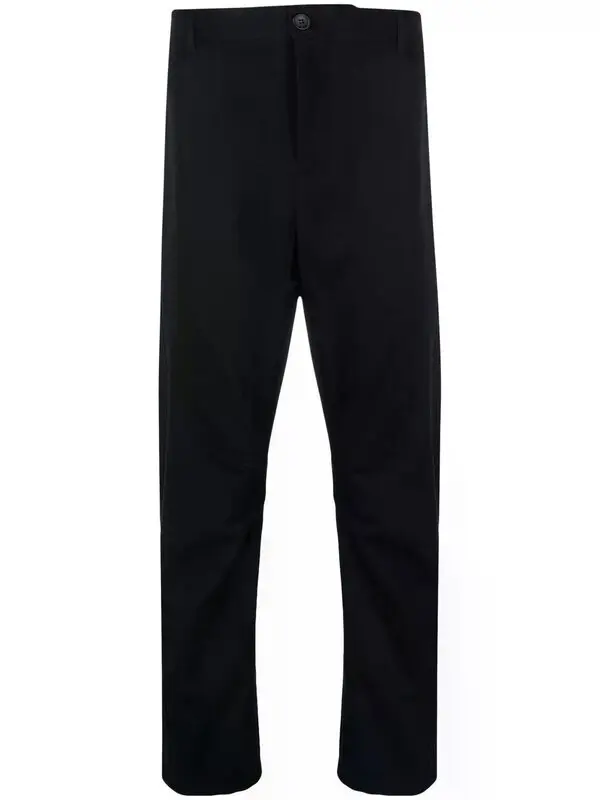 LANVIN Slim-fit Cropped Cotton Trousers