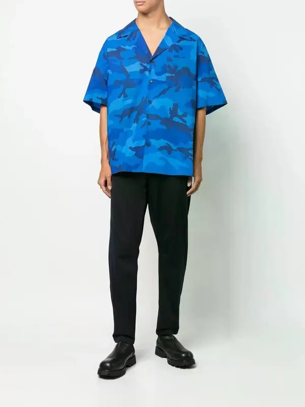 LANVIN Slim-fit Cropped Cotton Trousers