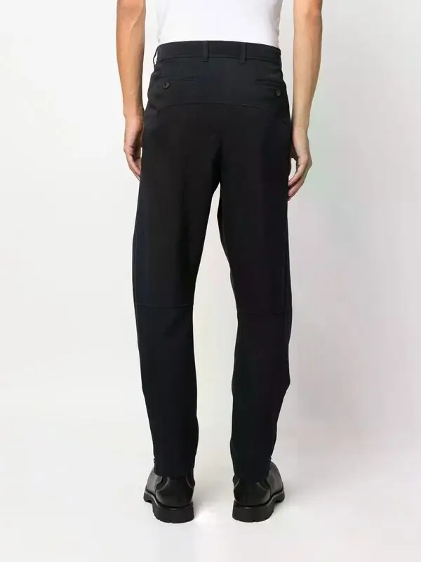 LANVIN Slim-fit Cropped Cotton Trousers