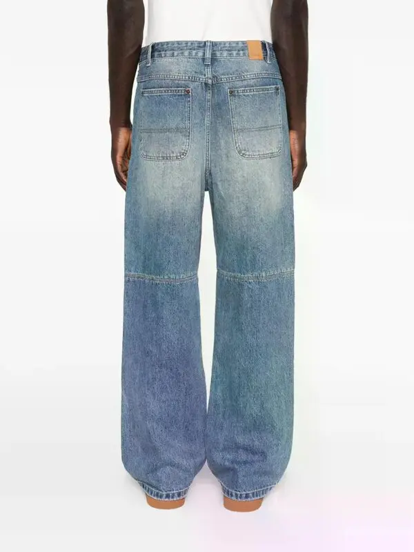 FOUND Distressed Patchwork Jeans