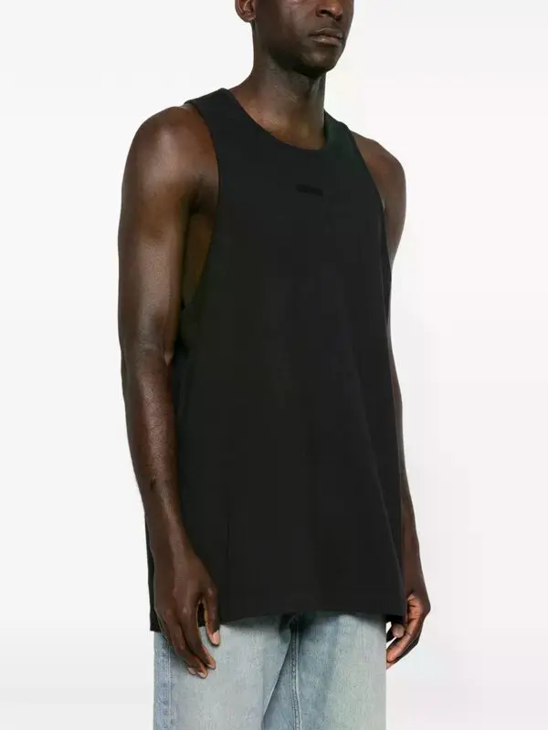 Fear Of God Logo Patch Tank Top - Black