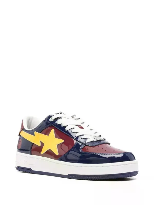A BATHING APE Sta Low Top Sneakers - Red