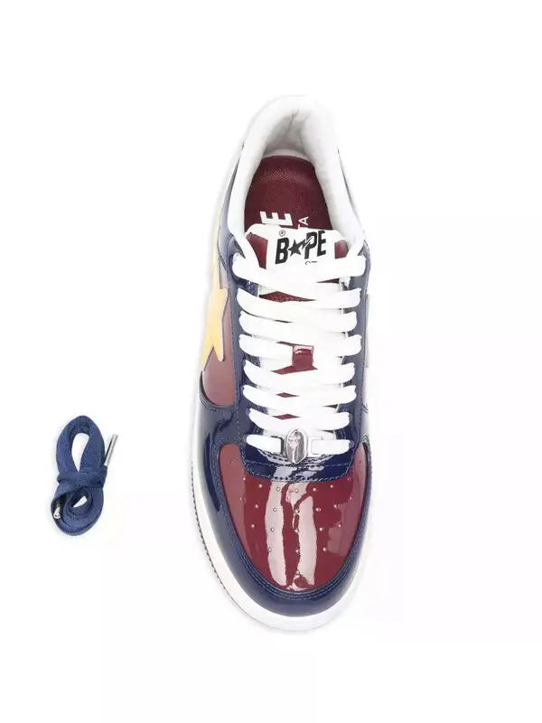 A BATHING APE Sta Low Top Sneakers - Red