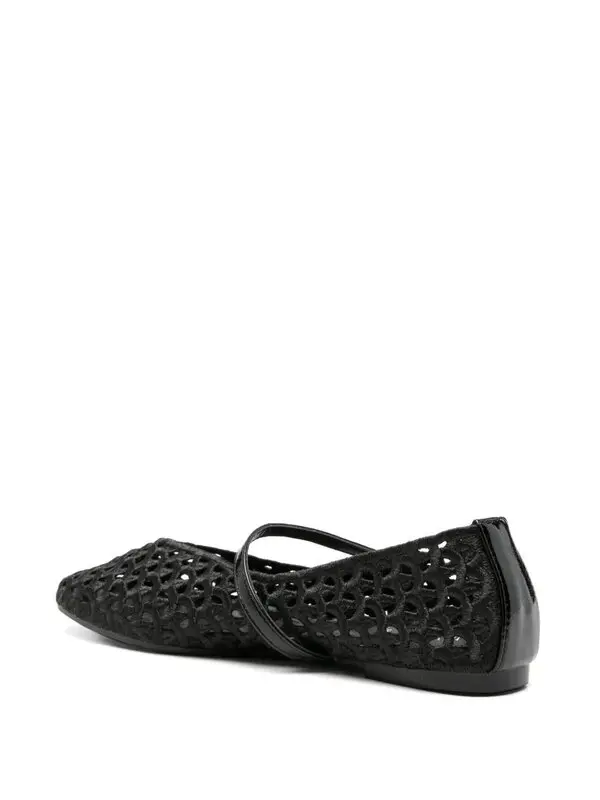 EXÈ Exe Cut-out Buckle-fastening Ballet Flats