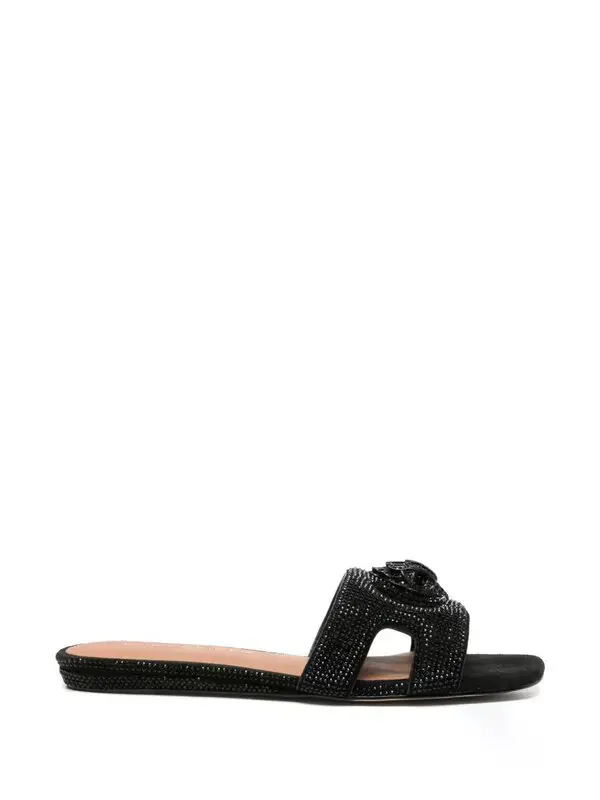 Kurt Geiger Crystal-embellished Eagle Head Sandals