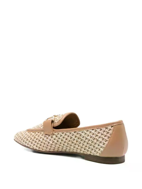 EXÈ Woven Horsebit Ballet Flats