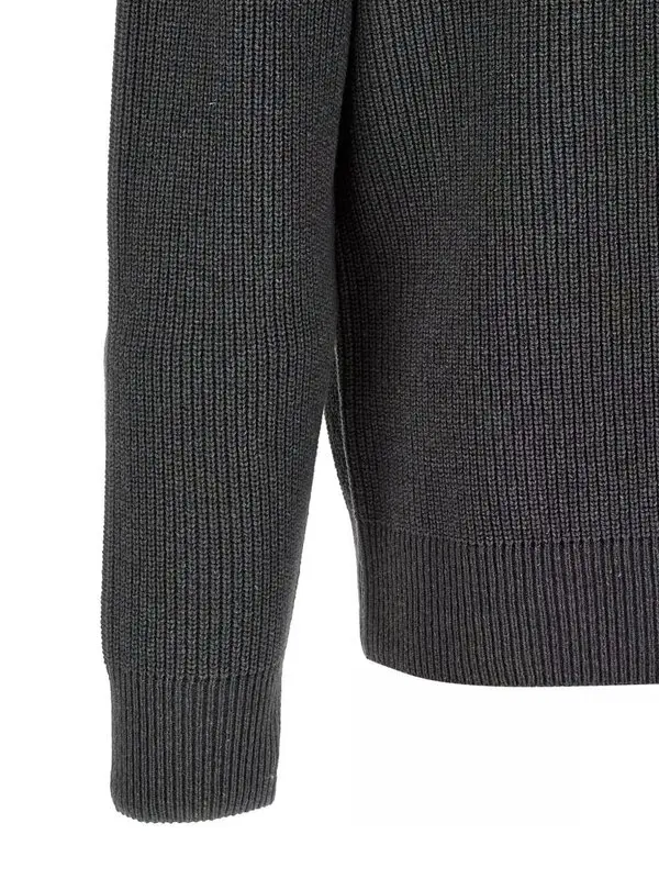 JW Anderson Half-zip Rib-knit Sweater