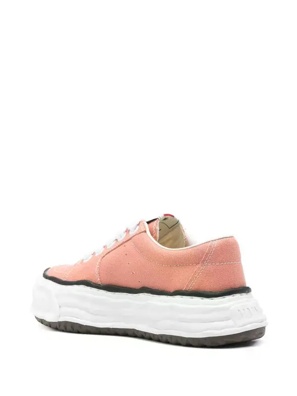 Mihara Yasuhiro Tonal Stitching Lace-up Sneakers