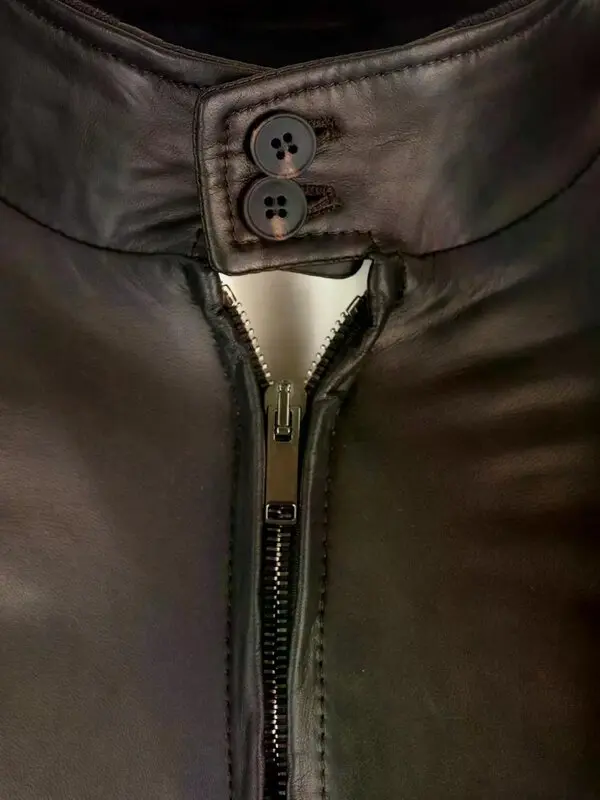 AL DUCA D’AOSTA 1902 Leather Biker Jacket