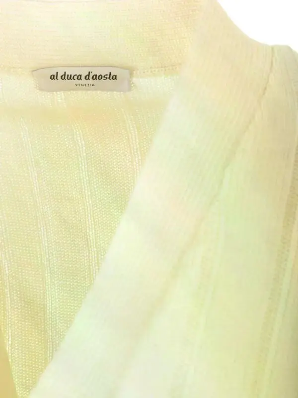 AL DUCA D’AOSTA 1902 Ribbed Knit V-neck Cardigan