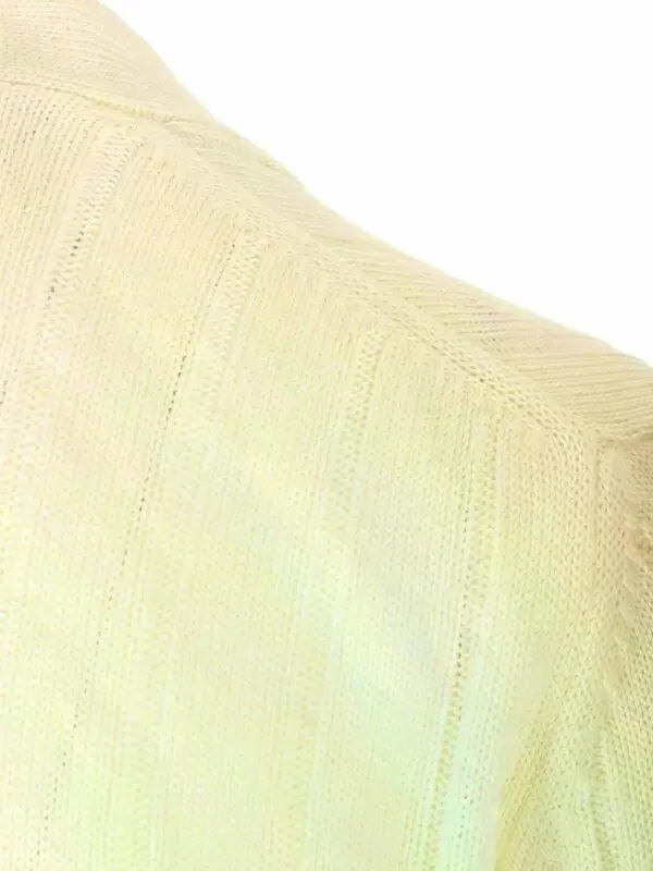AL DUCA D’AOSTA 1902 Ribbed Knit V-neck Cardigan