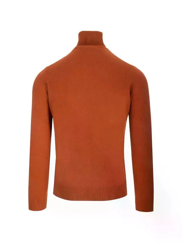 AL DUCA D’AOSTA 1902 Roll-neck Ribbed Trim Sweater