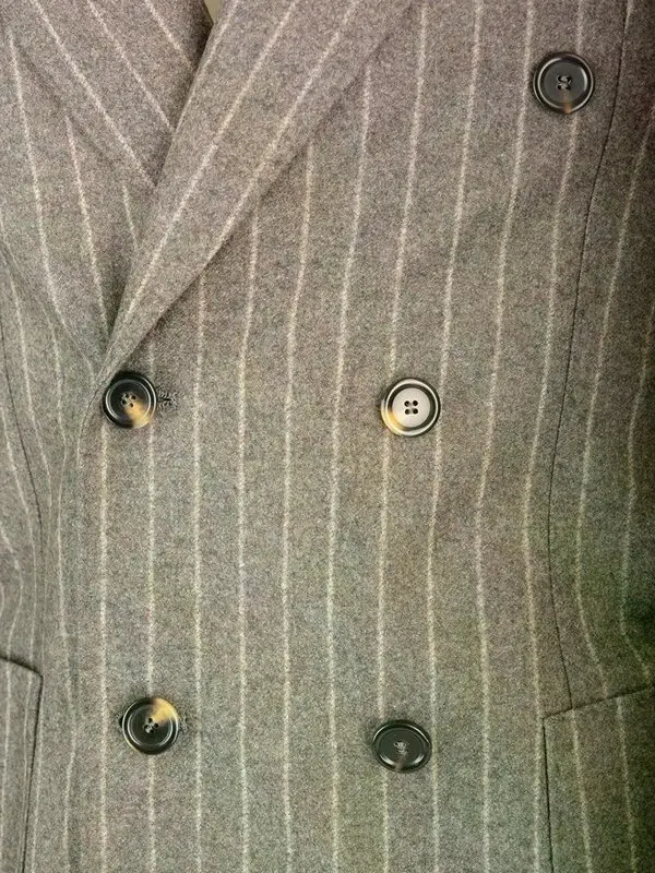 AL DUCA D’AOSTA 1902 Double-breasted Pinstripe Suit