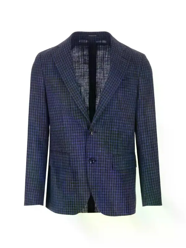 AL DUCA D’AOSTA 1902 Check-pattern Single-breasted Blazer
