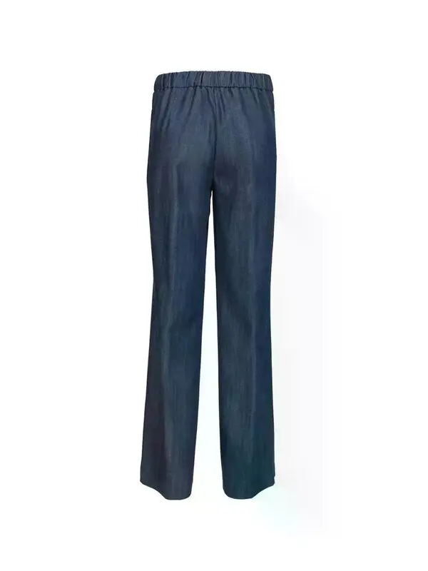 AL DUCA D’AOSTA 1902 Chambray Wide-leg Trousers