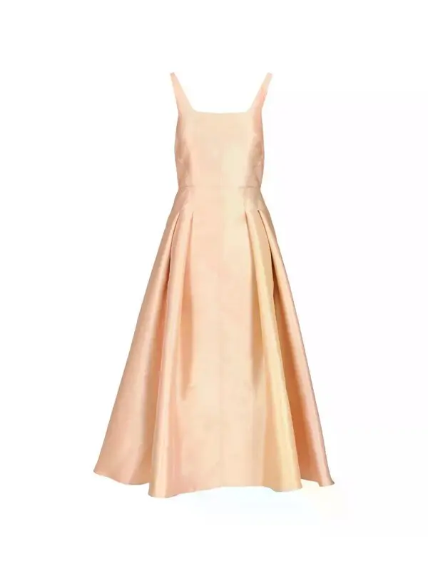 AL DUCA D’AOSTA 1902 Square Neck Mikado Dress - Pink