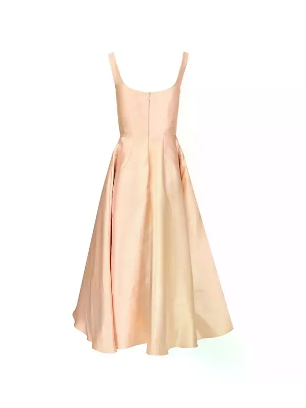 AL DUCA D’AOSTA 1902 Square Neck Mikado Dress