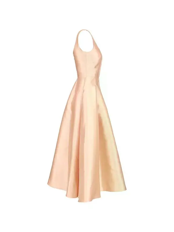AL DUCA D’AOSTA 1902 Square Neck Mikado Dress