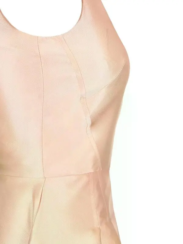 AL DUCA D’AOSTA 1902 Square Neck Mikado Dress