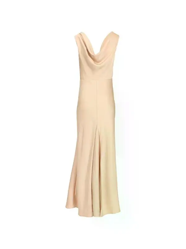 AL DUCA D’AOSTA 1902 Sleeveless Satin Maxi Dress