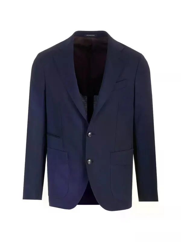 AL DUCA D’AOSTA 1902 Travel Single-breasted Wool Blazer