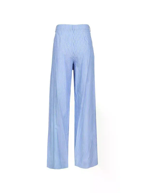 AL DUCA D’AOSTA 1902 Striped Pleated Wide-leg Trousers