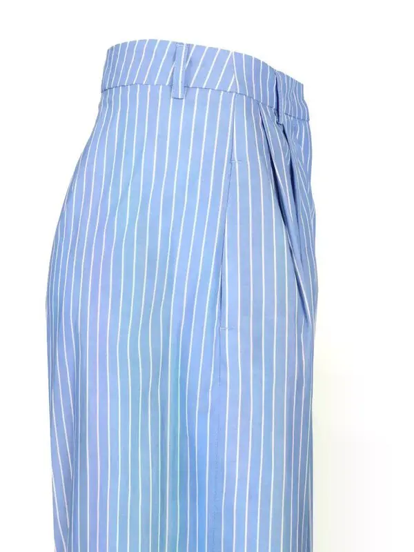 AL DUCA D’AOSTA 1902 Striped Pleated Wide-leg Trousers