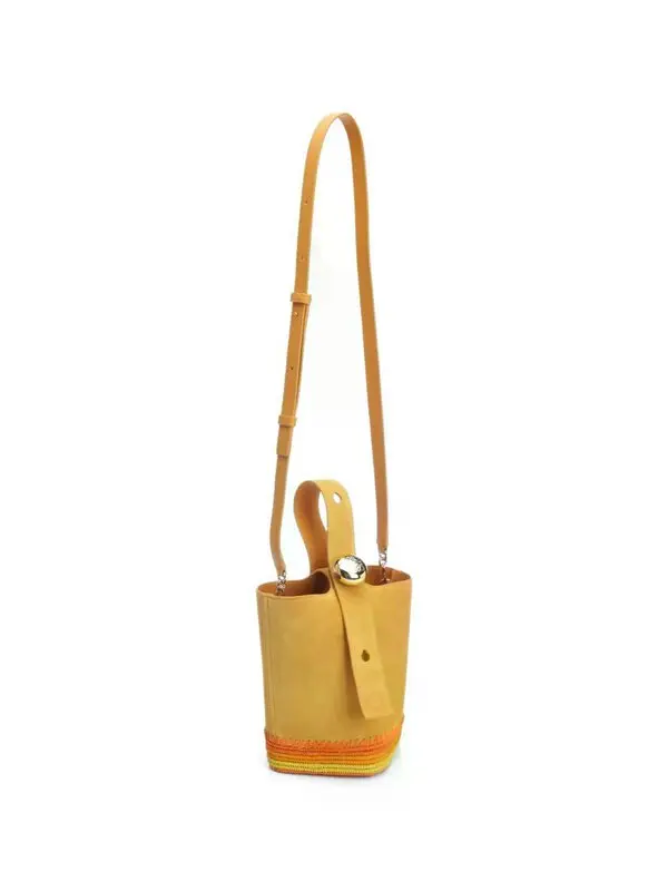 Loewe Mini Pebble Suede Bucket Bag