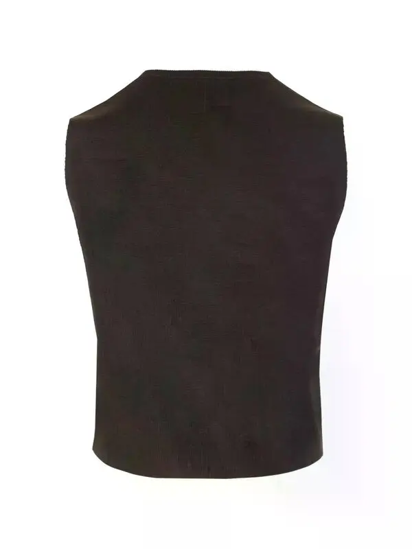 AL DUCA D’AOSTA 1902 Milano Stitch V-neck Gilet