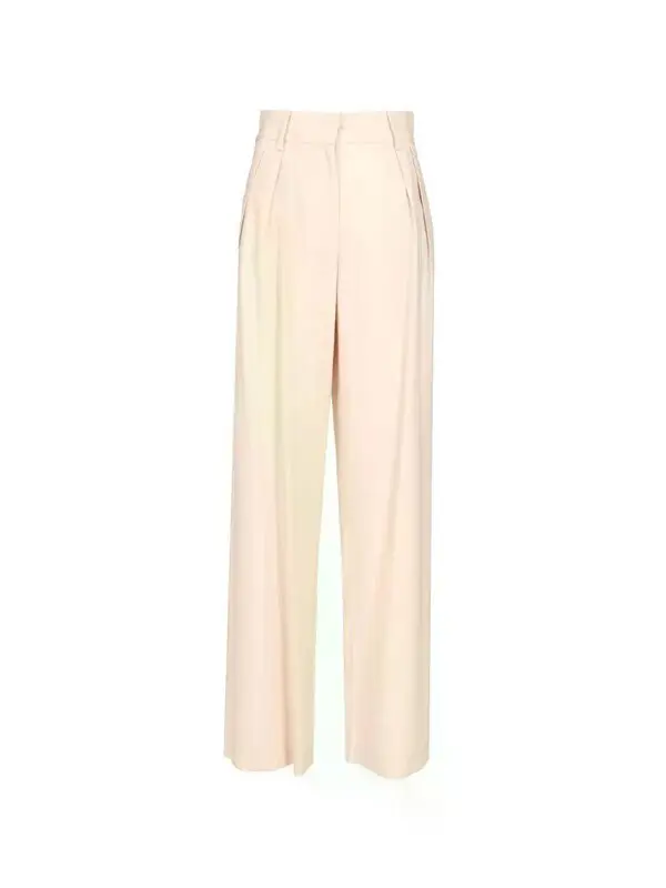 AL DUCA D’AOSTA 1902 Beige Double-pleated Wide-leg Trousers