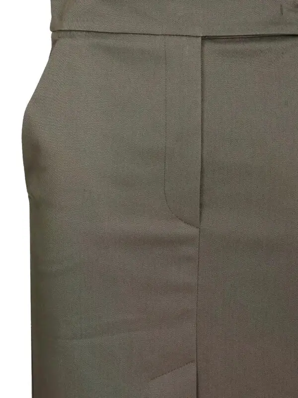 AL DUCA D’AOSTA 1902 Cotton Twill Pencil Skirt
