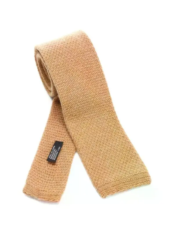 AL DUCA D’AOSTA 1902 Knitted Cashmere Tie - Neutrals