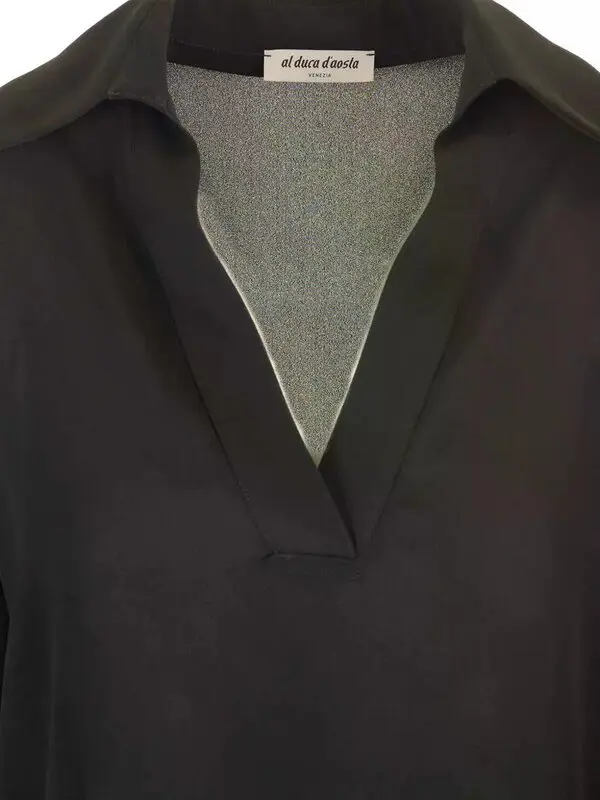 AL DUCA D’AOSTA 1902 V-neck Long-sleeve Top