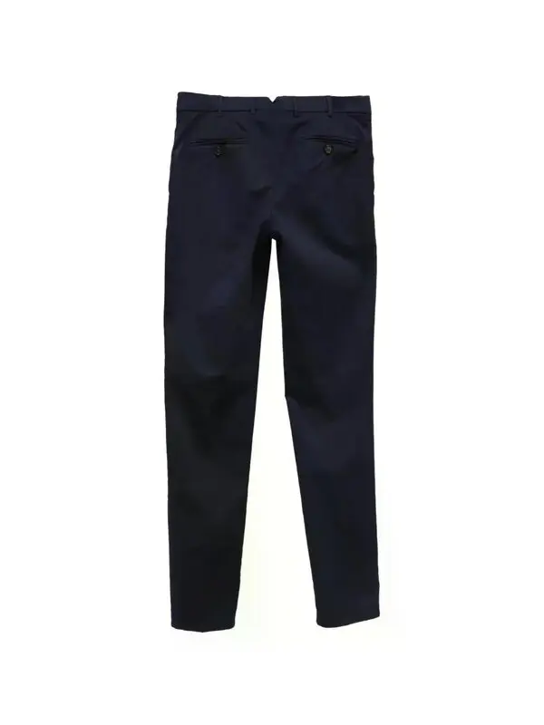 Brunello Cucinelli Gabardine Trousers - Blue