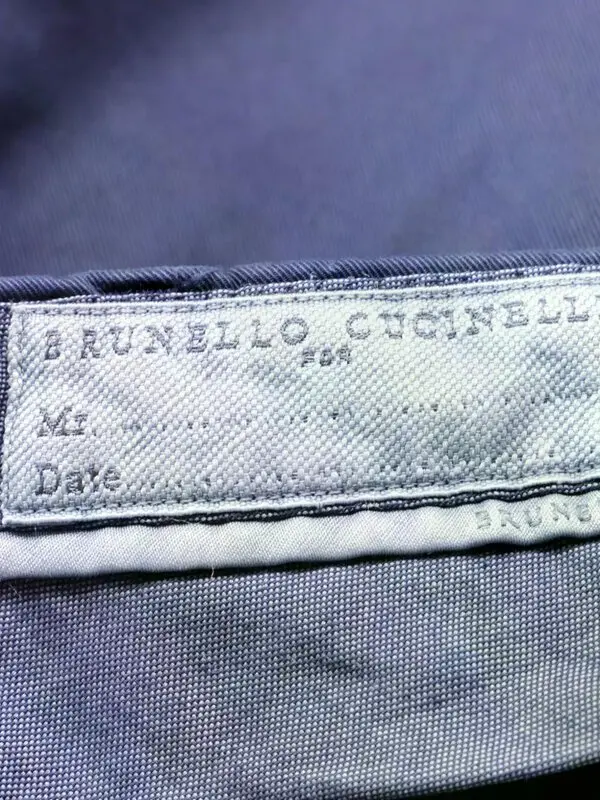 Brunello Cucinelli Gabardine Trousers - Blue