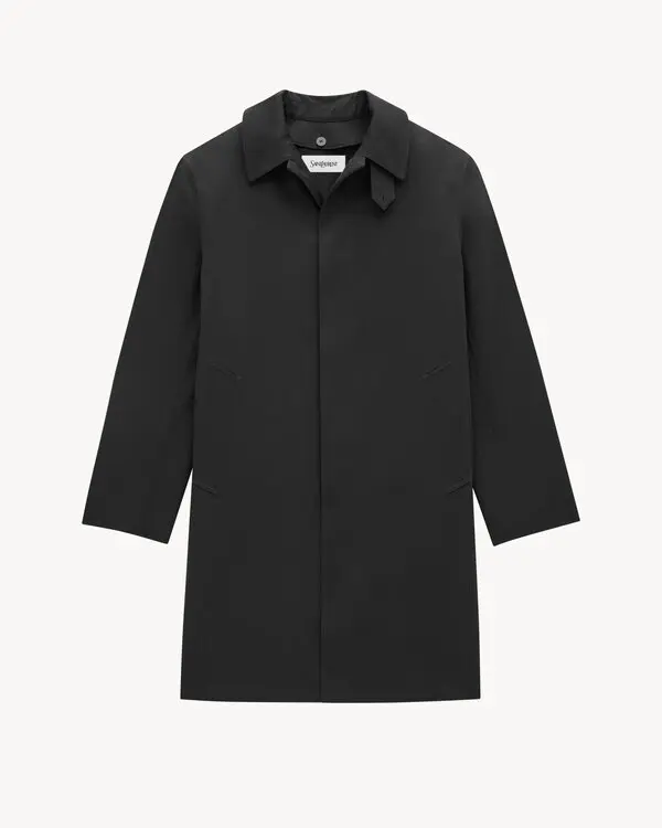 Saint Laurent Water-repellant Canvas Coat