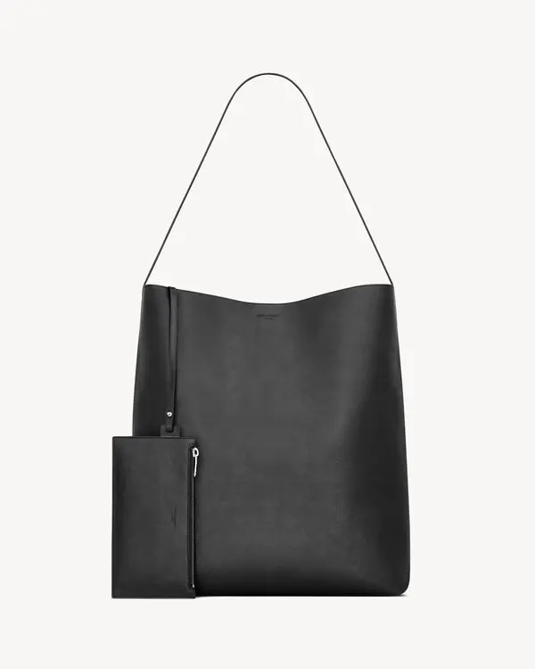 Saint Laurent Leather Hobo Bag