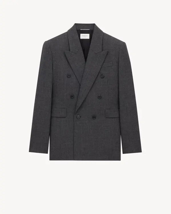 Saint Laurent Double-breasted Wool Jacket